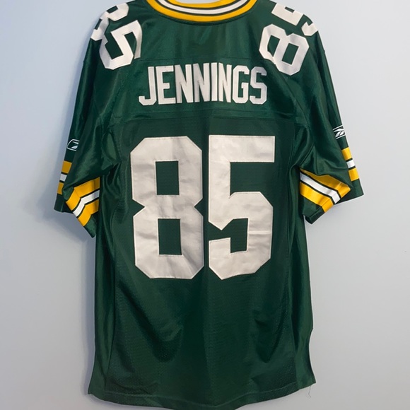 Reebok | Shirts | Green Bay Packers Jennings Stitched Mens Sz M Length ...